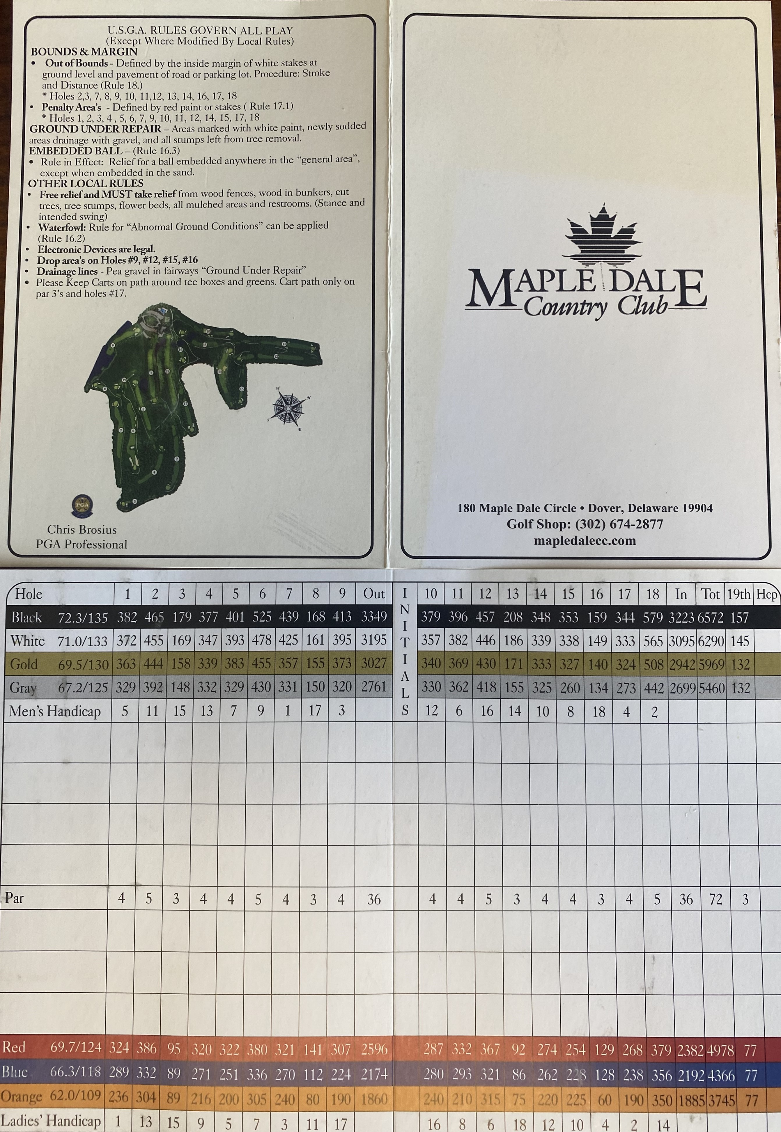 Golf Course and Facility - Maple Dale County Club